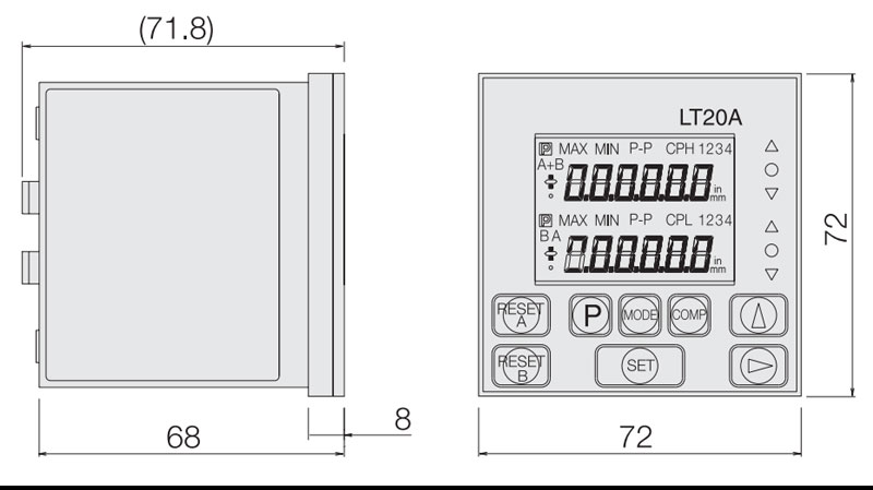 디지털인디게이터 LT20A – (주)한국계측기 | 정밀계측 솔루션